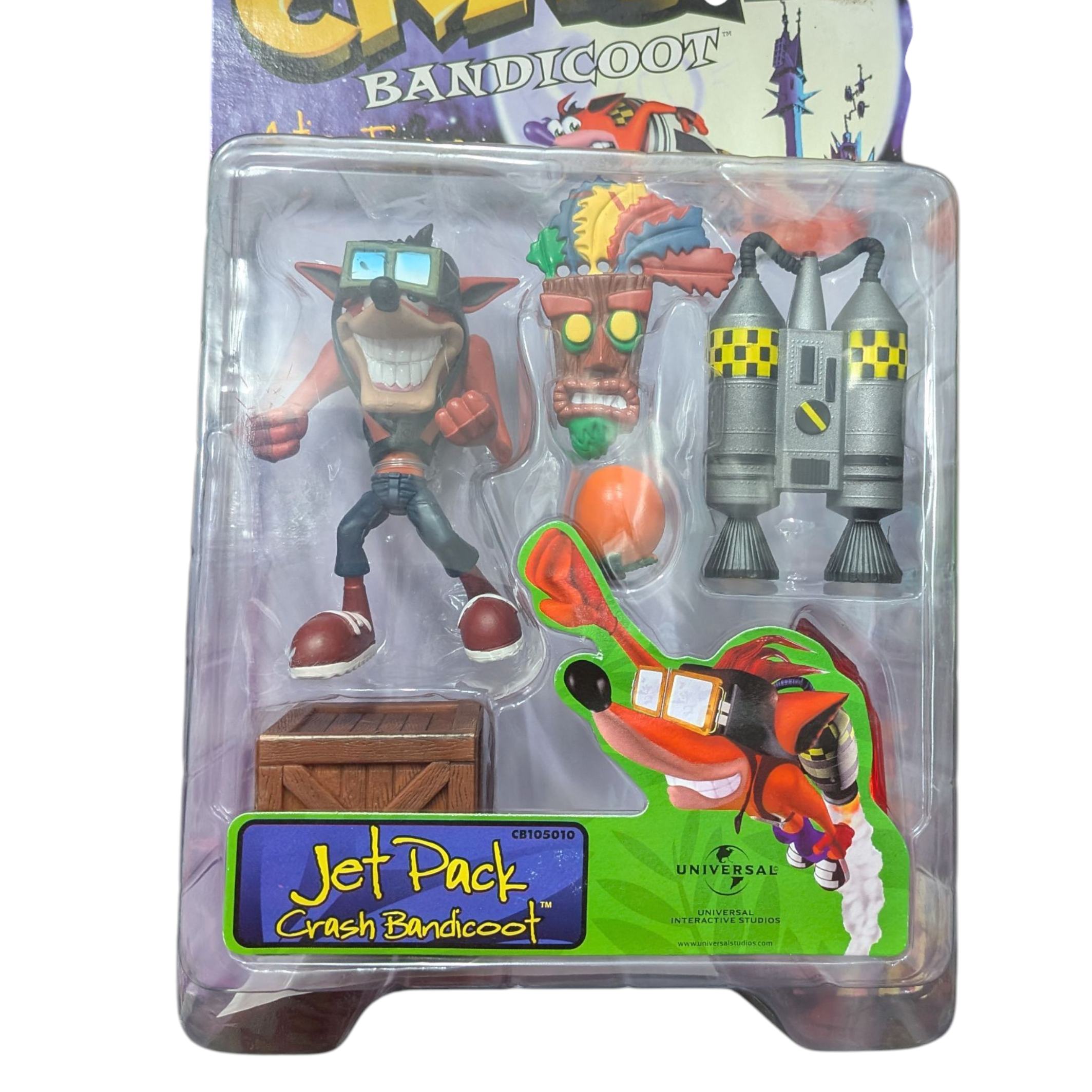 Like New Jet Pack Crash Bandicoot Action Figure ReSaurus Series 1 ...